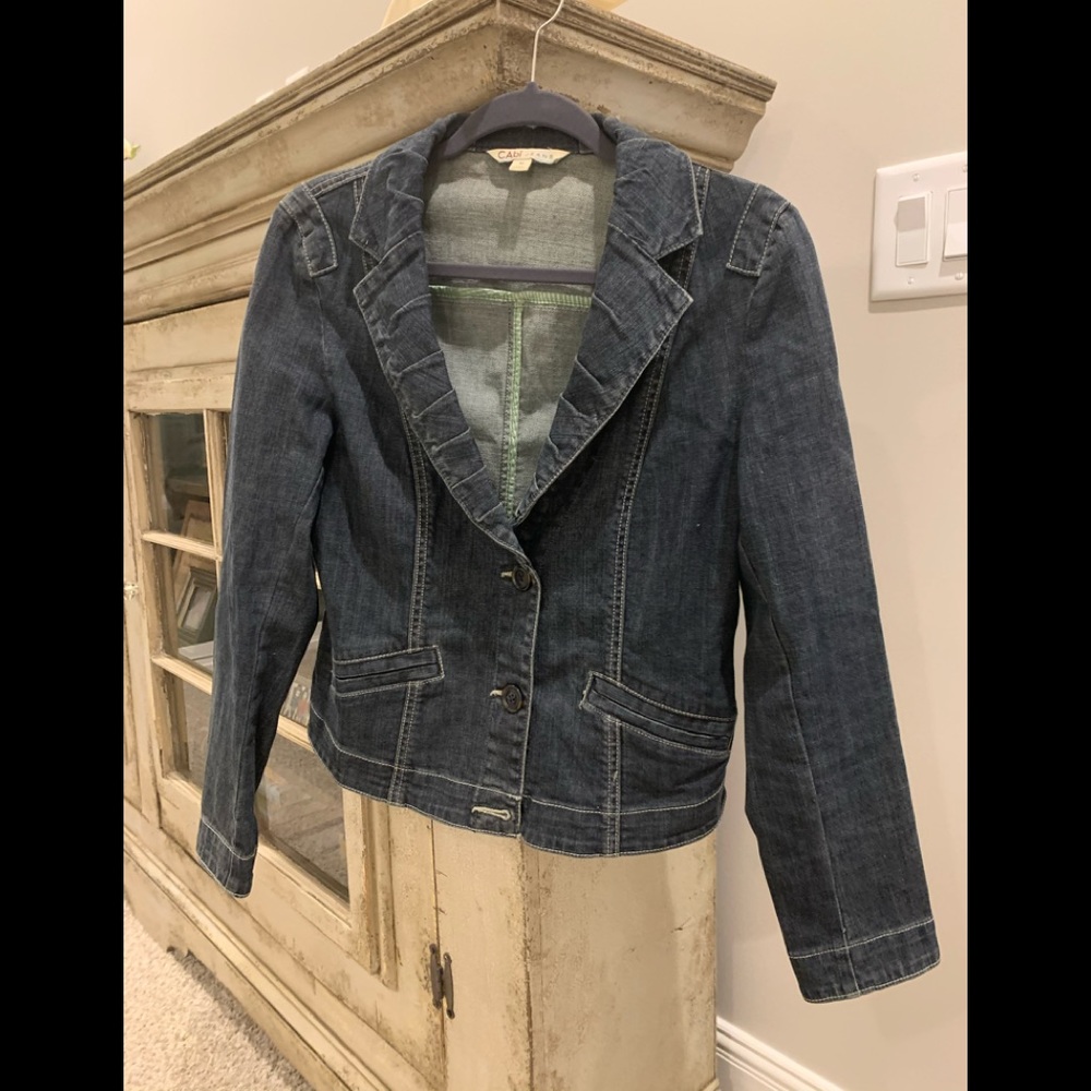 Cabi Dark Denim Jacket - Gem
